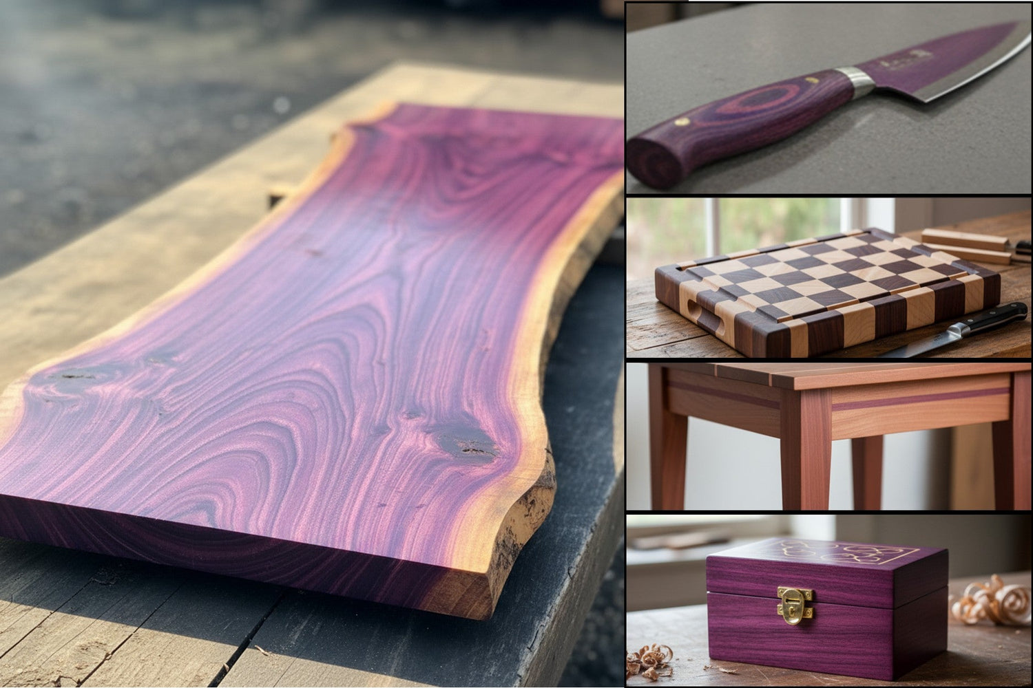 The Striking Truth About Purpleheart Wood – The Honest Chisel